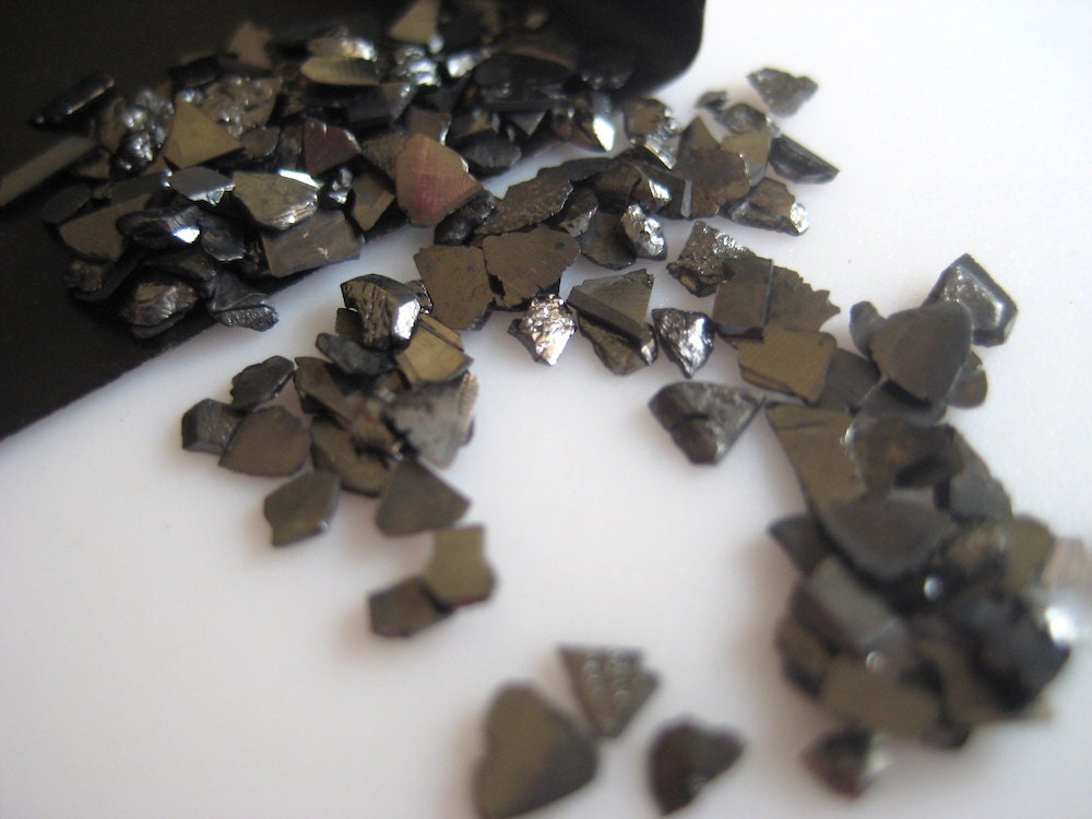5 Carat Weight 2mm To 5mm Black Treated Natural Uncut Diamond Slices ...